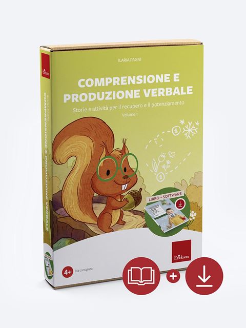 Comprensione e produzione verbale - Volume 1 - Libri - App e software - Erickson