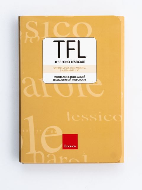 TFL Test fono-lessicale | Valutazione abilità lessicali 3-6 anni